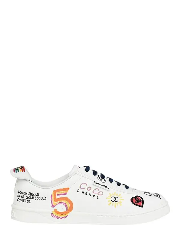 Chanel Pharrell X Leather Sneaker - White