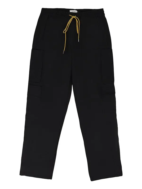 Rhude Twill Cargo Pants - Black