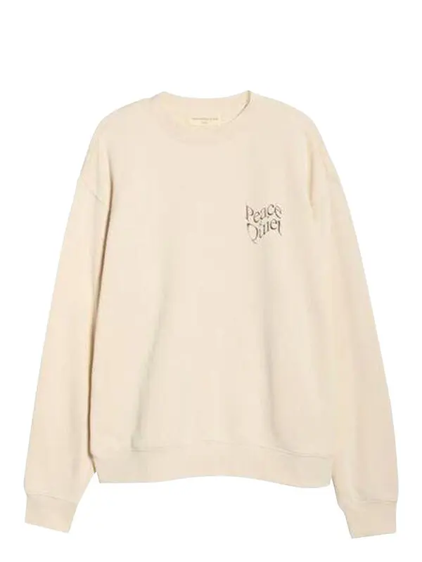 MUSEUM OF PEACE & QUIET Warped Crewneck - White