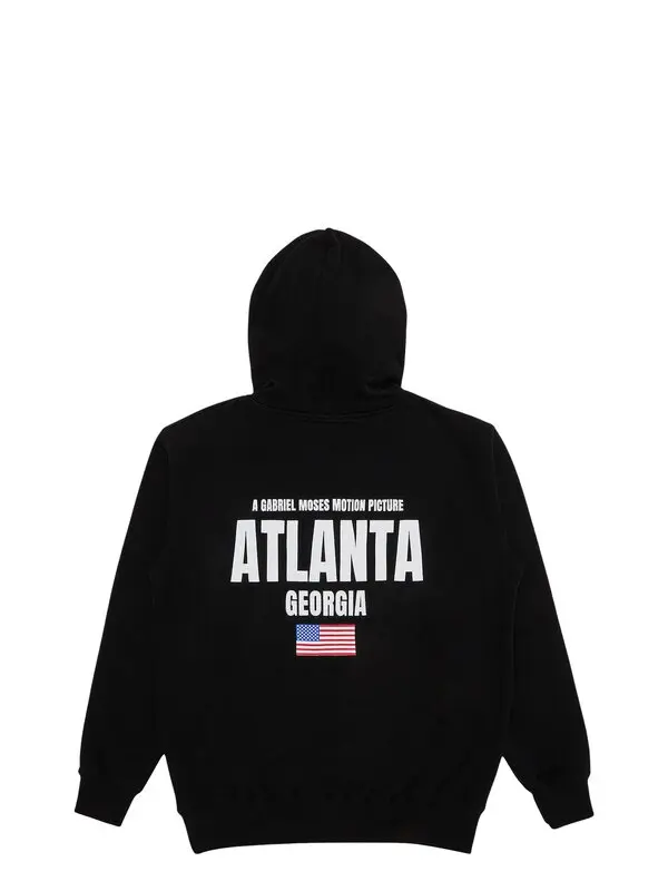 Goat X Gabriel Moses 'the Last Hour' Zip-up Hoodie - Black