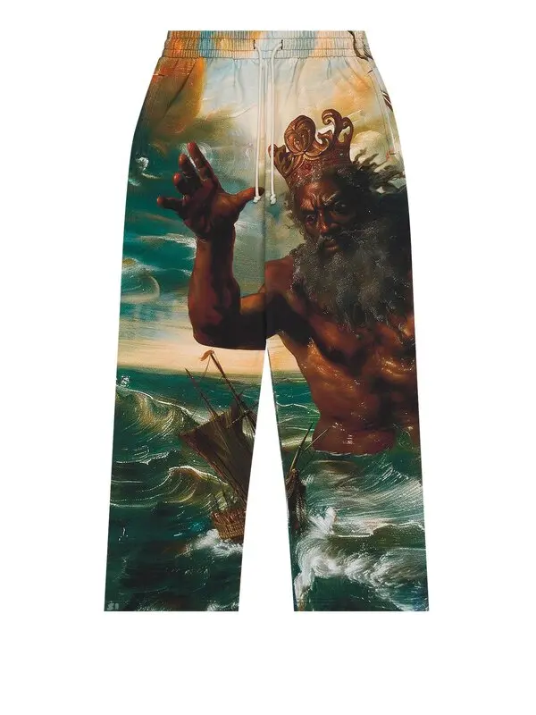 DENIM TEARS Poseidon's Revenge Sweatpants - Multicolor