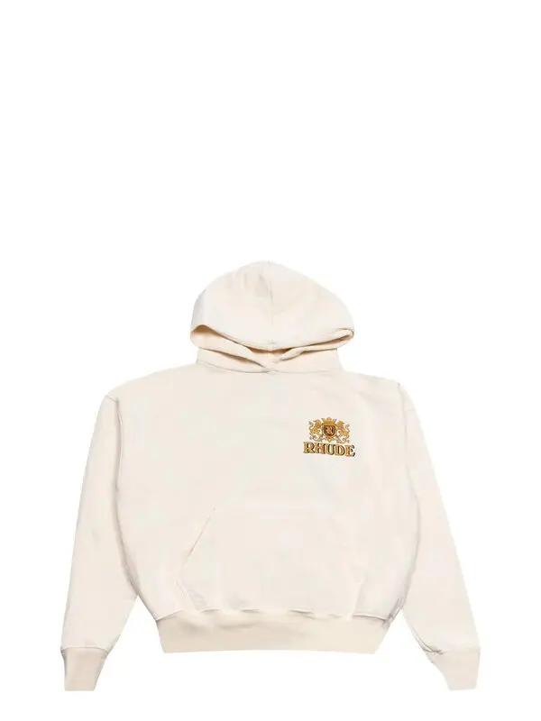 Rhude Cresta Cigar Hoodie - White