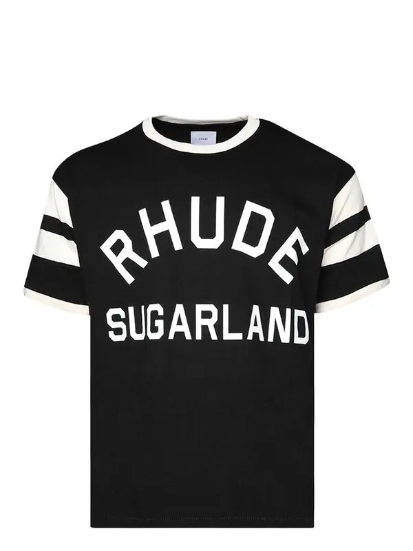 Rhude Sugarland Ringer Tee - Black