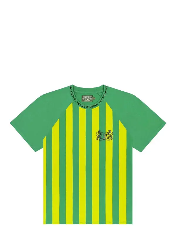 DENIM TEARS Football Pitch Tee - Green
