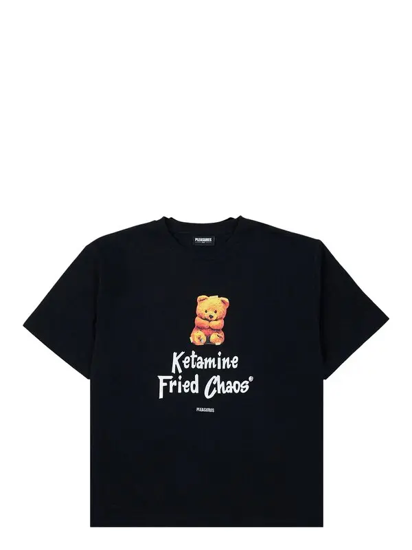 PLEASURES Graphic T-shirt - Black