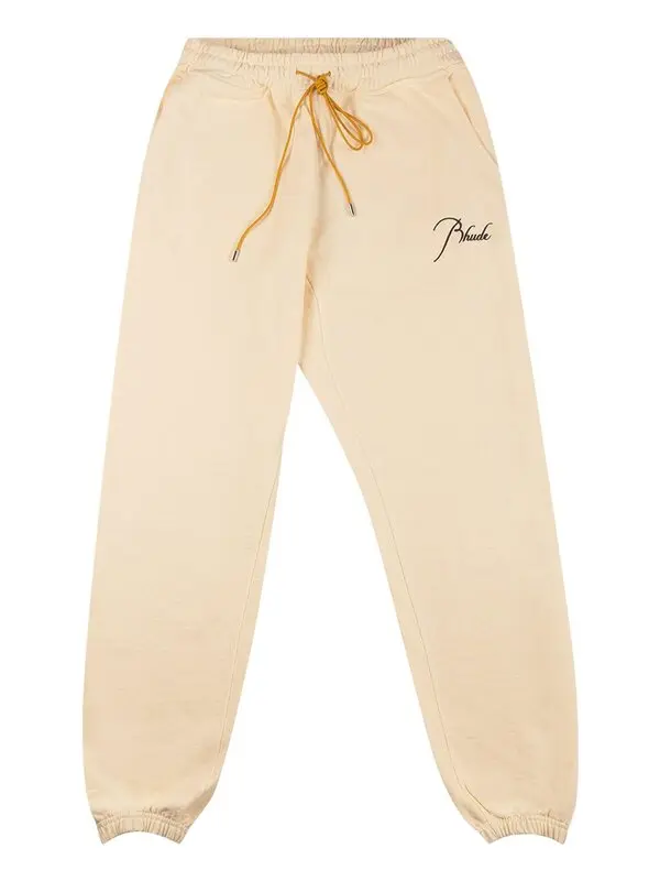 Rhude Terry Sweatpant - White