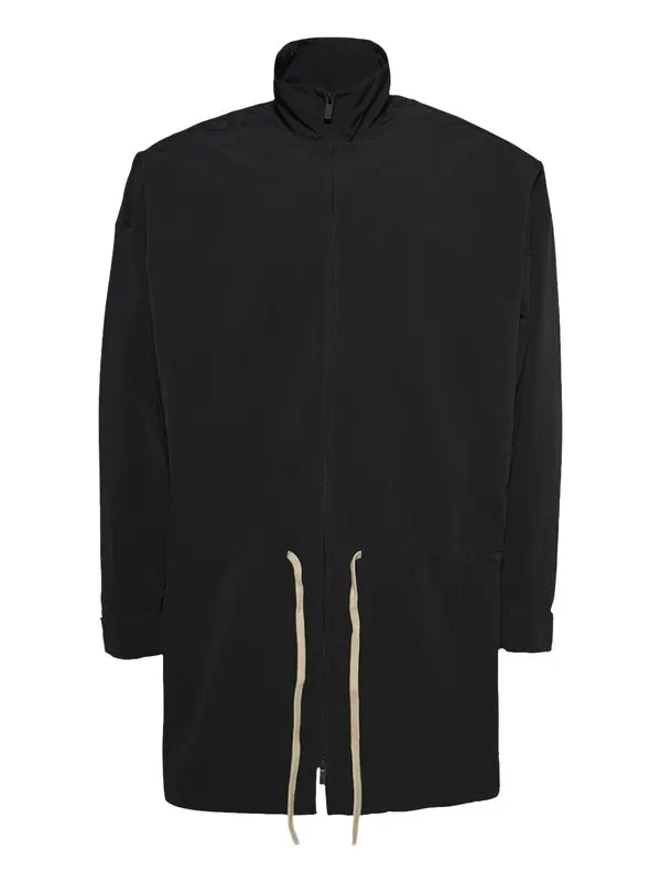 Fear Of God Military Nylon Mockneck Anorak - Black