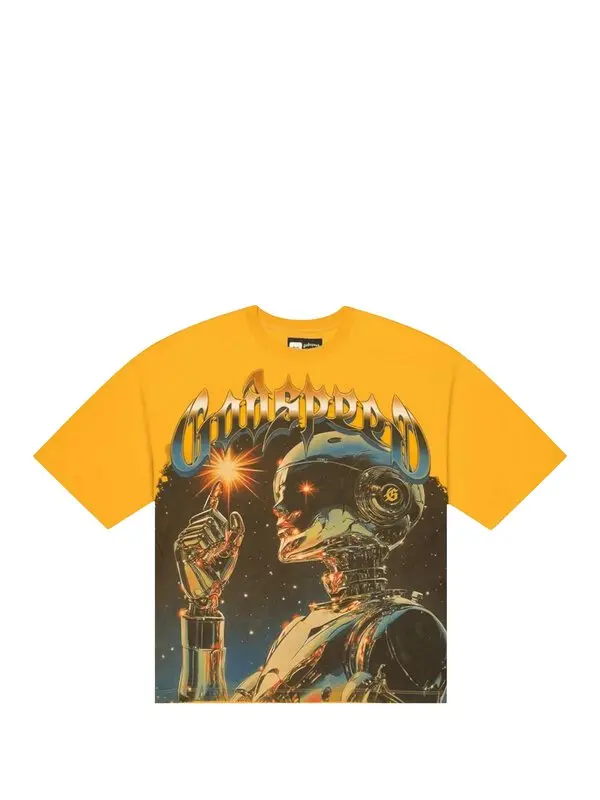GODSPEED Sputnik T-shirt - Yellow