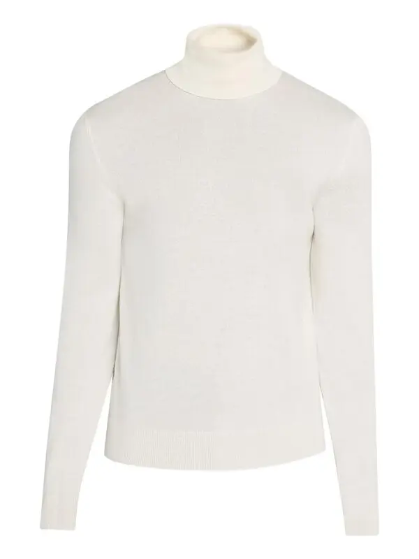 Ralph Lauren Cashmere Slim-fit Turtleneck Sweater - Classic Cream
