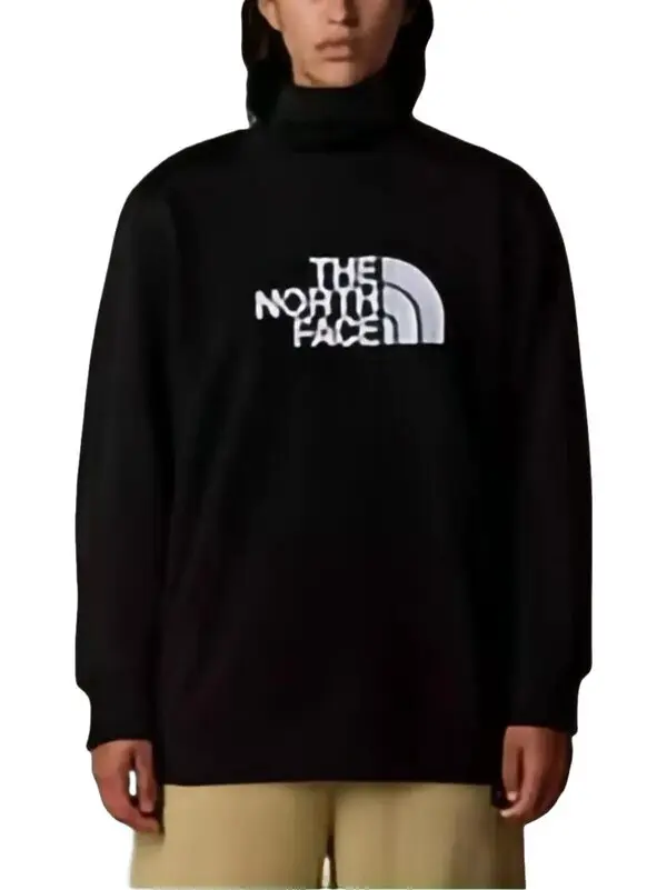 The North Face Logo Detail Hoodie - Black