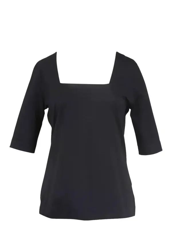 Akris Square-neck Blouse - Black