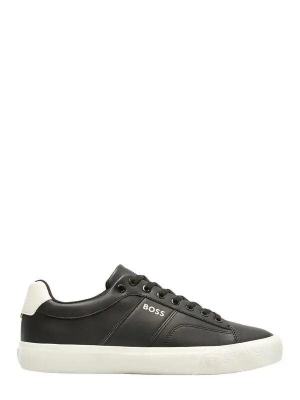 BOSS Logo-print Sneakers - Black