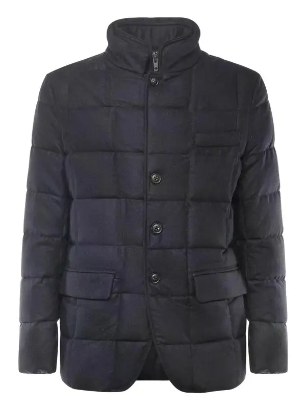 FAY Quilted Jacket - Blue