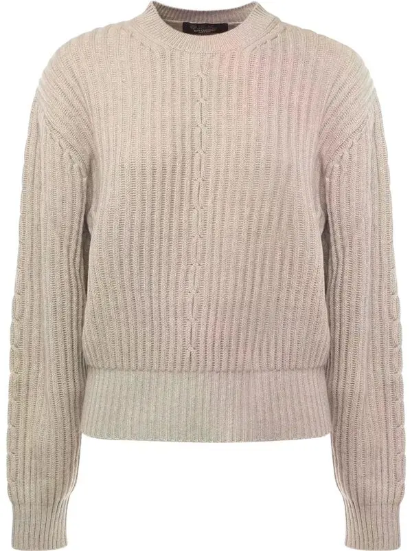 Loro Piana Cashmere Cable-knit Sweater - Neutrals