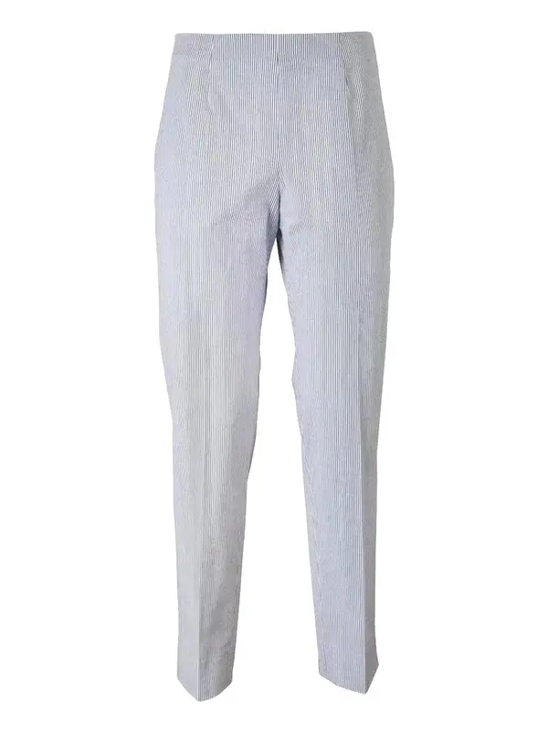 BERWICH Striped Trousers - White