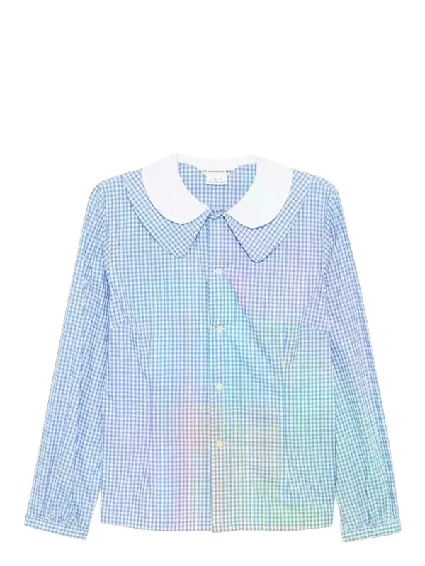 Comme Des Garçons Double-collar Shirt - Blue
