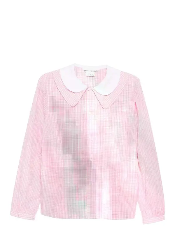 Comme Des Garçons Double-collar Shirt - Pink