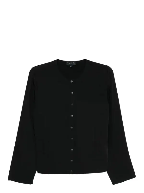 AGNÈS B. Press-stud Blouse - Black