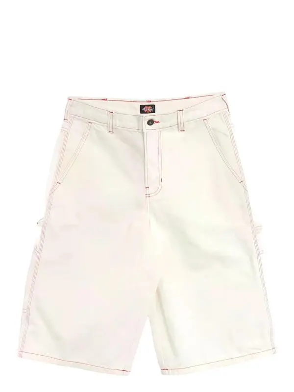 Dickies Contrast-stitch Shorts - White