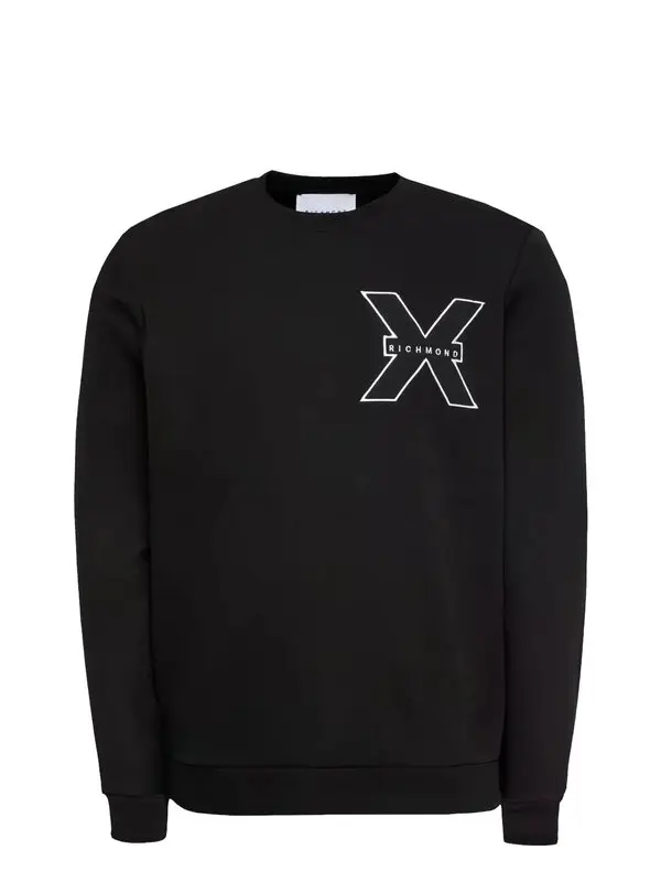 John Richmond Logo Sweatshirt - Black