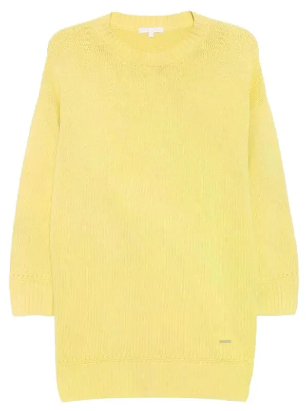 TO B. BY AGNÈS B. Logo Knitted Dress - Yellow