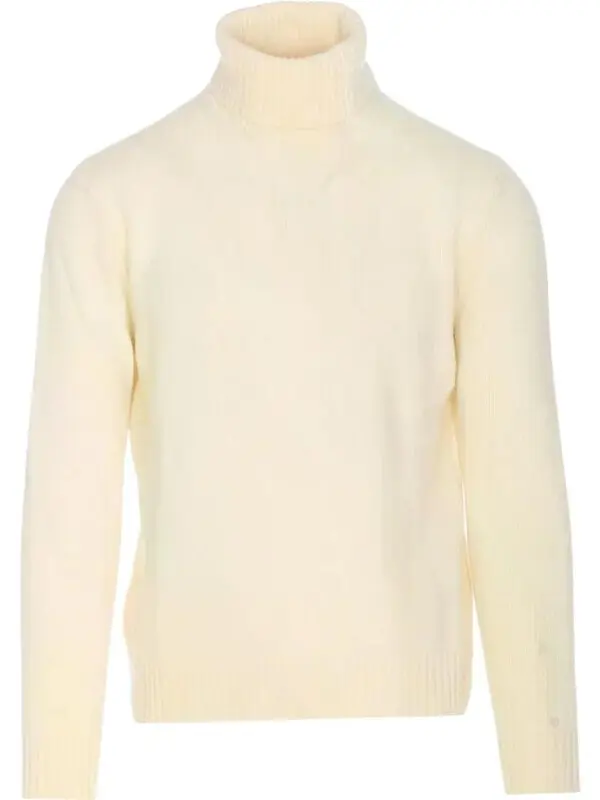SEVEN GAUGE Turtleneck Long-sleeved Sweater - Neutrals