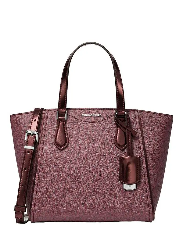 Michael Kors Taryn Small Convertible Crossbody Tote - Oxblood