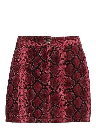 Pinko Mini Flared Corduroy Skirt - Red