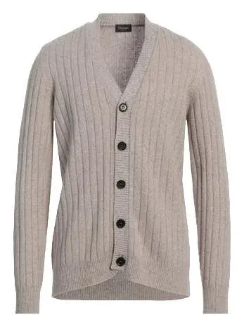 DRUMOHR Knitted Cashmere Wool Cardigan - Beige