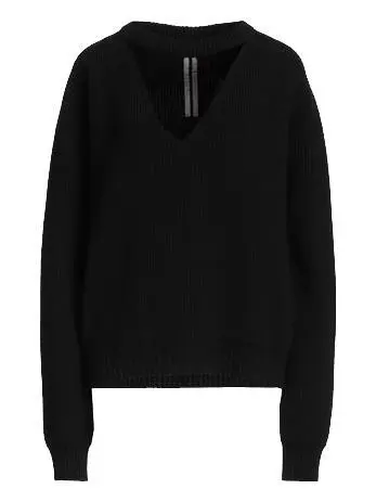 Rick Owens Solid Wool Sweater - Black