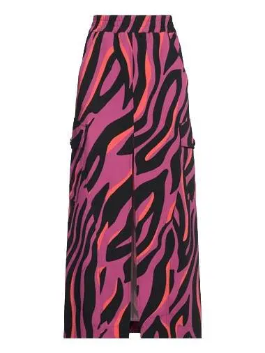 Pinko Printed Crepe Maxi Skirt - Purple