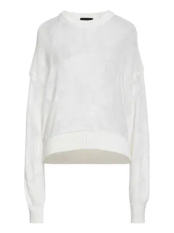 ROBERTO COLLINA Knitted Crewneck Sweater - White