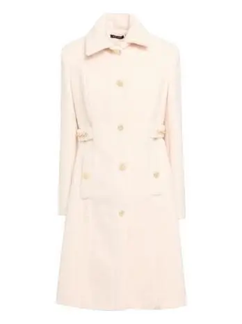 CRISTINAEFFE Single-breasted Bouclé Coat - White