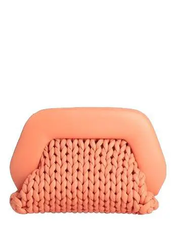 THEMOIRE Clutch With Detachable Strap - Orange