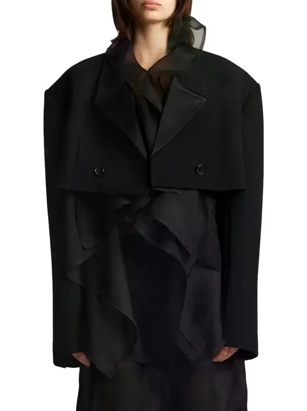 Khaite Nando Double-breasted Jacket - Black