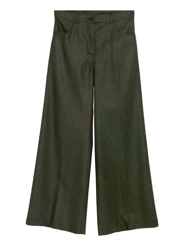 Aspesi Belt-loop Trousers - Green