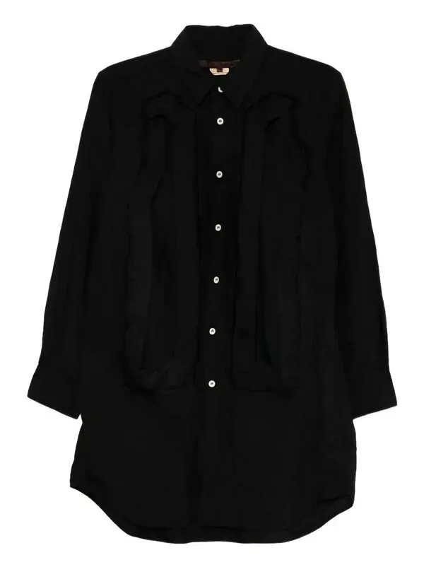 Comme Des Garçons Cut-out Blouse - Black
