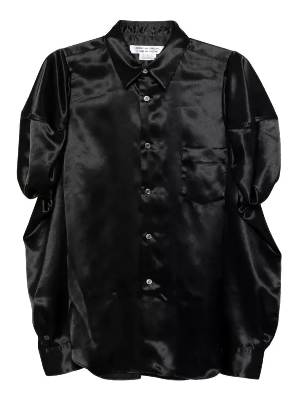Comme Des Garçons Button-up Blouse - Black
