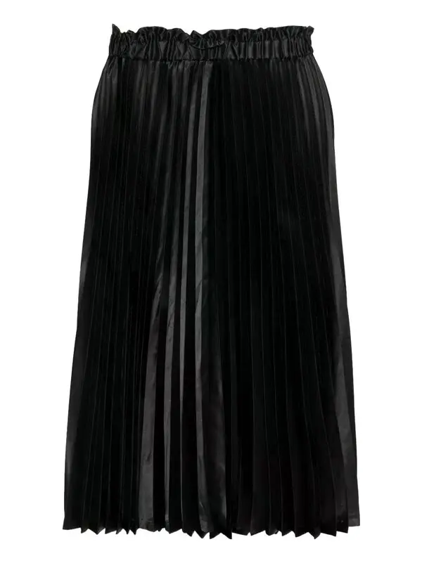 TO B. BY AGNÈS B. Pleated Midi Skirt - Black