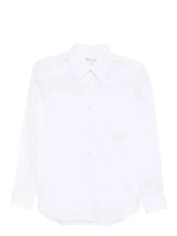 Comme Des Garçons Cotton Shirt - White