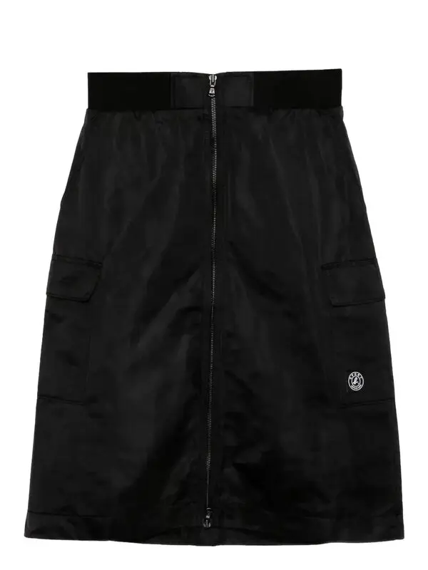 SPORT B. BY AGNÈS B. Midi Skirt With Front Zip - Black