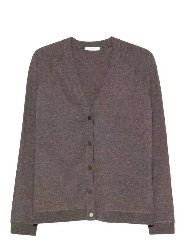 THE ROW Buttoned Cardigan - Brown