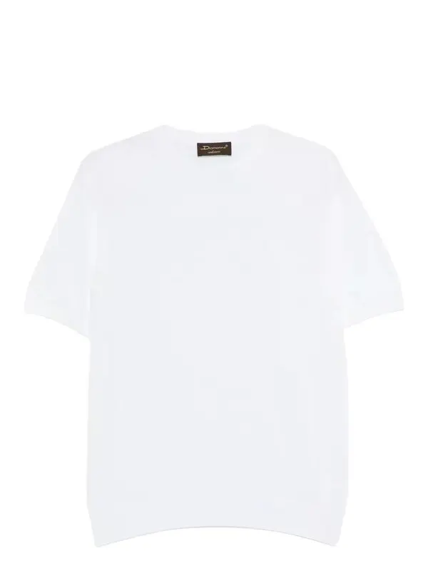DORIANI CASHMERE Short-sleeved T-shirt - White