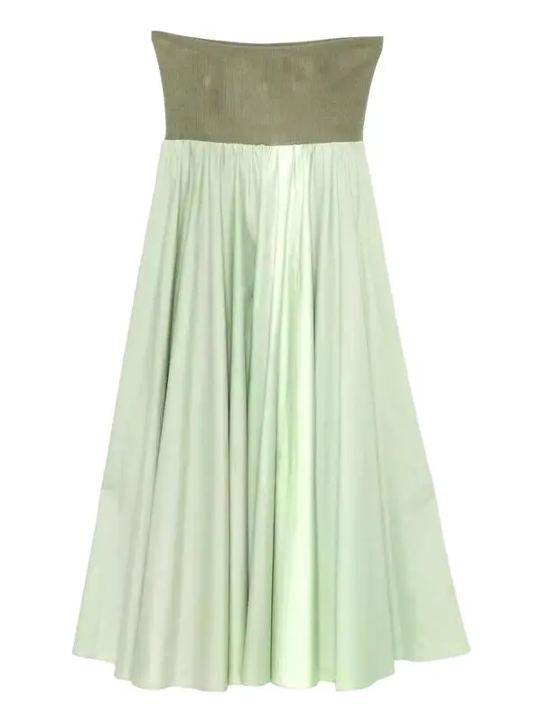 TO B. BY AGNÈS B. Flared Circular Skirt - Green
