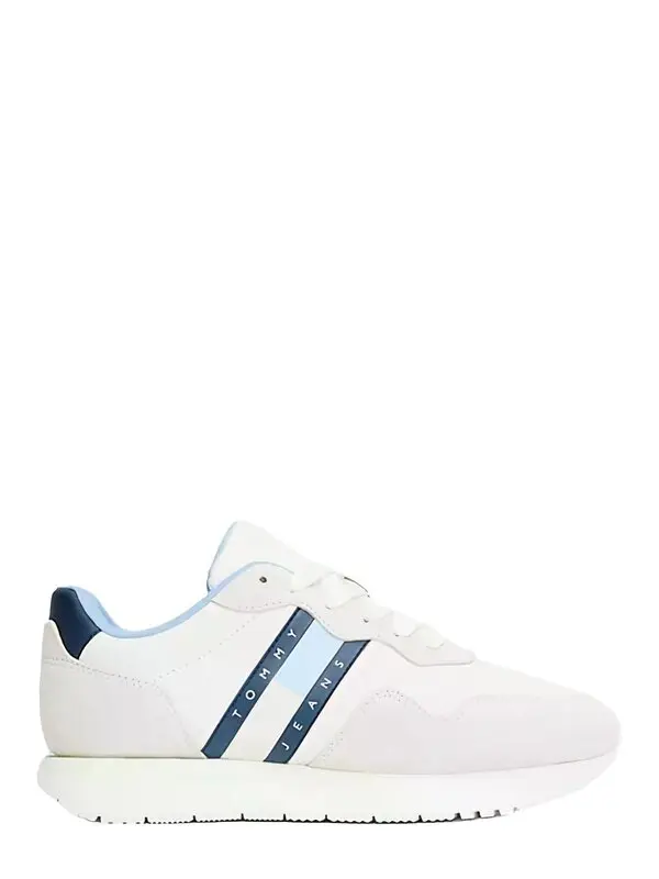 Tommy Hilfiger Striped Low Top Sneakers - Neutrals
