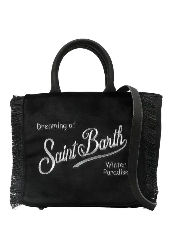 MC2 SAINT BARTH Mini Vanity Tote Bag - Black
