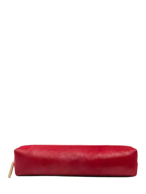 Khaite Key Pencil Clutch - Red