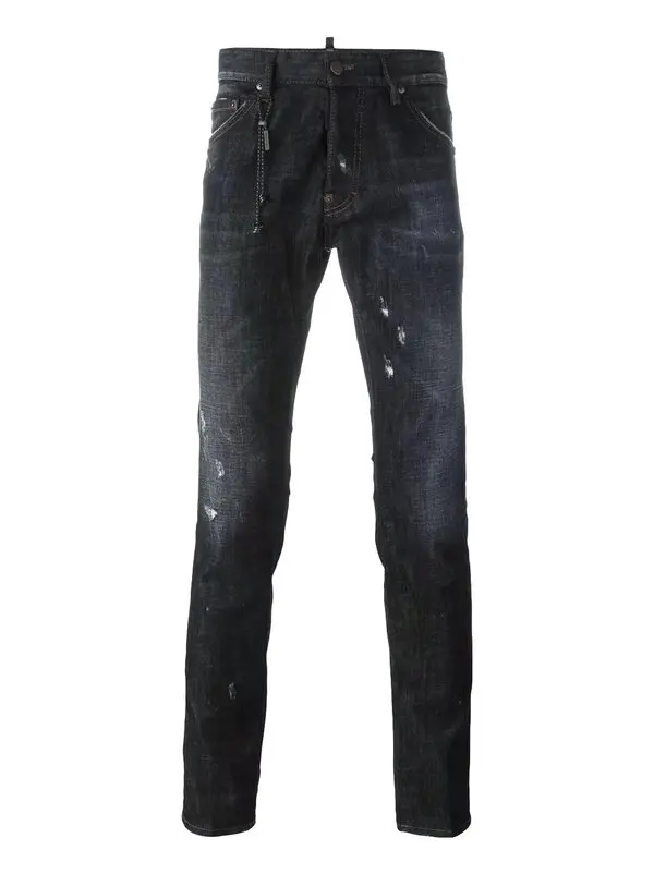 Dsquared2 Cool Guy' Lightly Distressed Jeans - Black