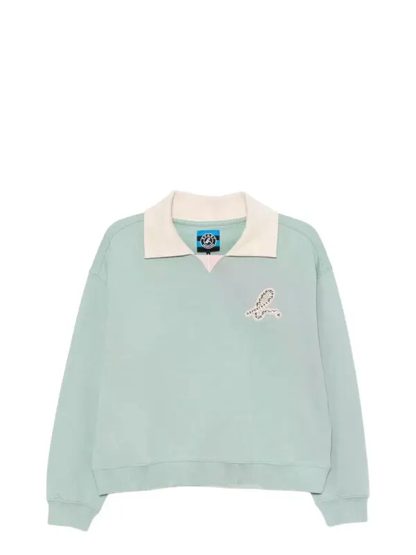 SPORT B. BY AGNÈS B. Collared Sweatshirt - Green
