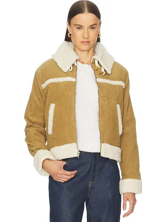 AMO Betty Shearling Jacket - Cumin